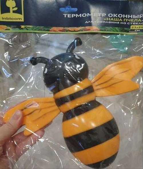 Термометр оконный пчелка