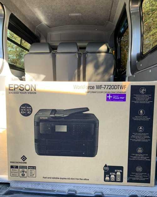 Мфу Принтер Epson WorkForce WF-7720dtwf