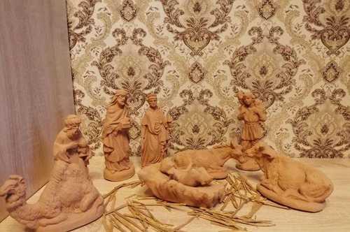 Рождественские фигурки из глины