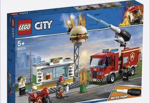 Конструктор lego City Fire 60214 Пожар в бургер-ка
