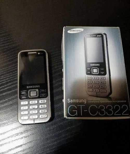 Samsung gt C3322 duos Оригинал рст.России