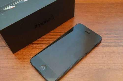 iPhone 5 Black 16gb полный комплект, нерабочий
