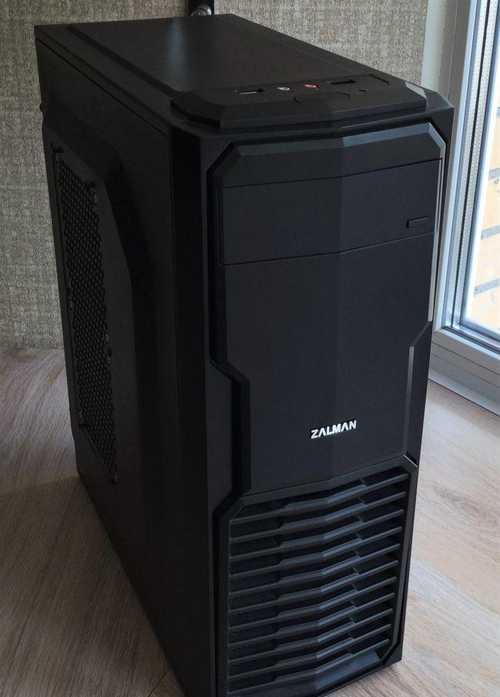 Корпус Zalman ZM-T4 + 3x120mm вертушки Deepcool