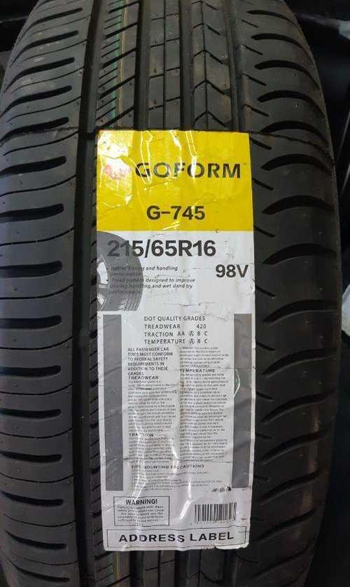 Новые 215 65 16 Goform G745(by Hankook) R16
