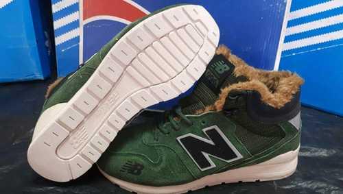 Кроссовки зеленые замшевые NB 996