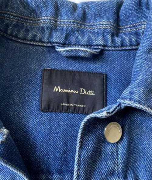 Джинсовая куртка massimo dutti