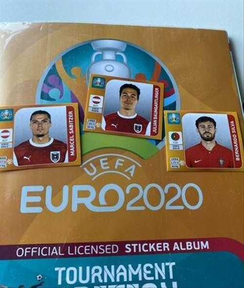 Наклейки panini евро 2020