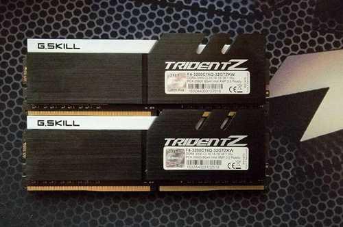 DDR4 16 gb G.Skill Trident 3200 Mhz