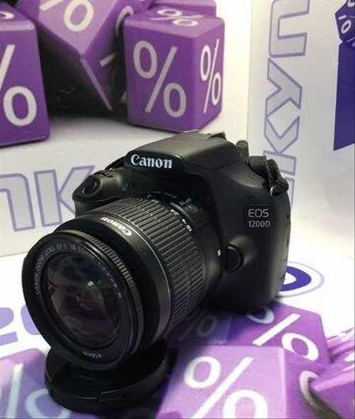 Зеркальный фотоаппарат Canon 1200D