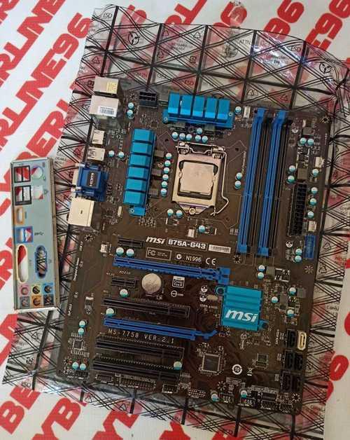 Материнская плата MSI B75A G43 /LGA 1155