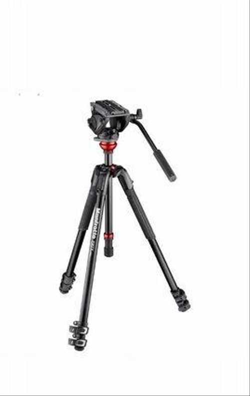 Штатив карбоновый и Видеоголова Manfrotto