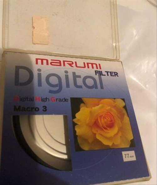 Marumi digital filter macro 3 77mm