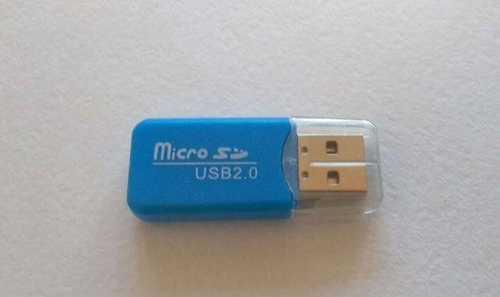 Картридер переходник адаптер micro SD - USB2.0
