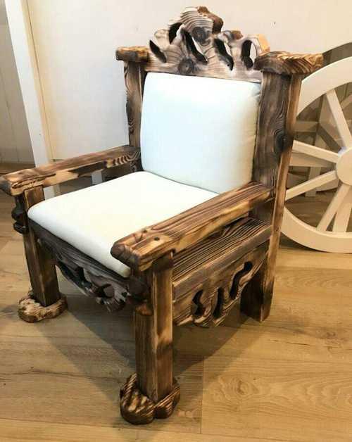 Кресло детское деревянное кресло полностью браширо