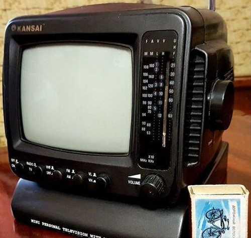 Переносной Мини-телевизор «kansai» (Япония). 90-е