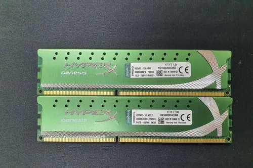 Озу DDR3 8Gb (2x4Gb Kit) 1600 Kingston HyperX