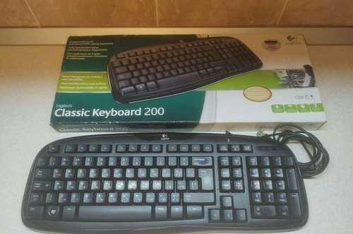 Клавиатура Logitech Classic Keyboard 200 (б/у)