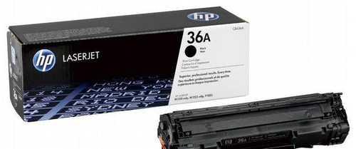 Картридж HP 36A чёрный