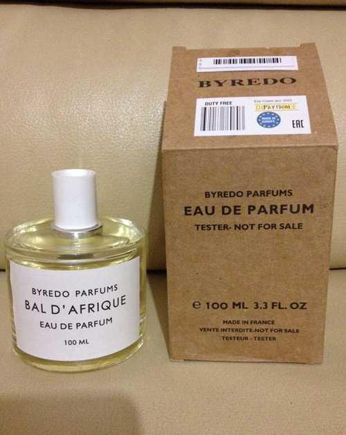 Byredo bal d afrique 100ml tester original