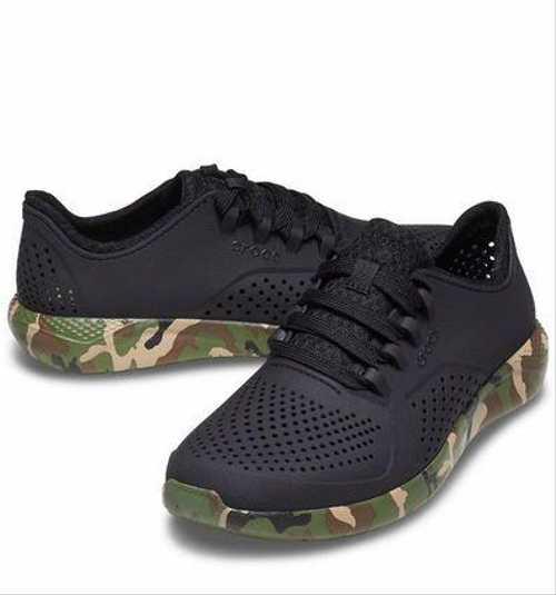 Кеды Crocs LiteRide Printed Camo Pacer