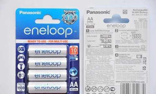 Аккумуляторы Panasonic eneloop AA 1900 мАч Ni-MH