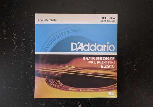 Струны металлические D'addario EZ910 (11/52)