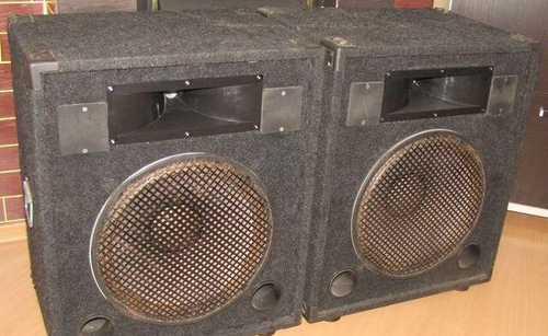 Колонки 1000W D15" JBL 2шт Pro Акустика 8Ом