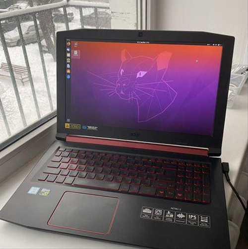 Установка ubuntu на ноутбук acer nitro 5