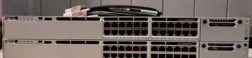 WS-C3850-24T-L Cisco коммутаторы (x2 стек)