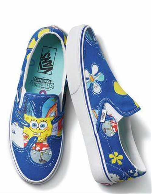 Слипоны Vans Spongebob