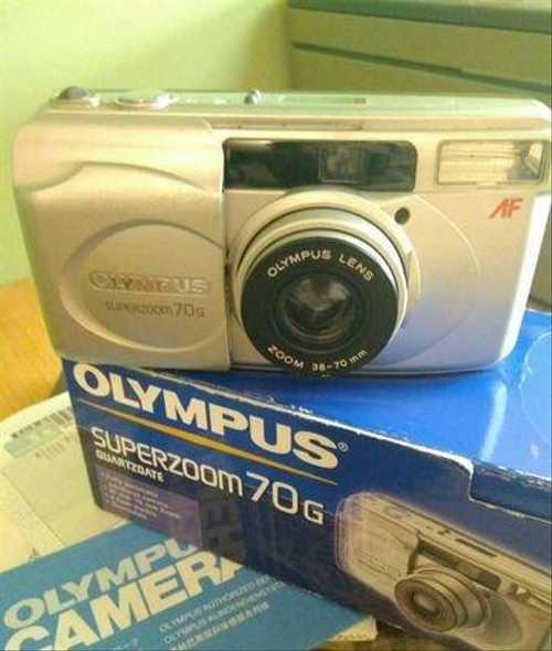 Плёночный фотоаппарат Olympus superzoom 70G