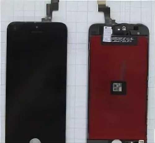 Дисплейный модуль айфон 5 + тачскрин черный с рамк