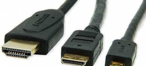 Кабель hdmi-hdmi hdmi-minihdmi, hdmi-microhdmi