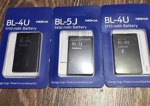 Аккумулятор Nokia BL-5J, BL-4U