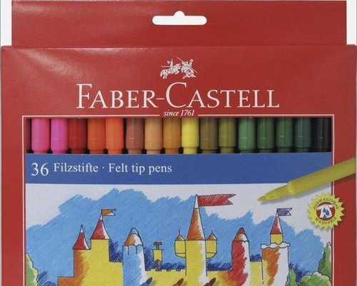 Фломастеры Faber Castell Замок 36 штук