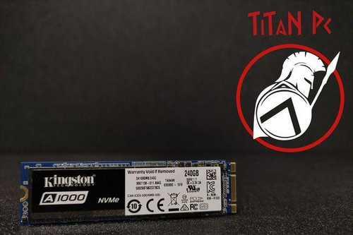 SSD Kingston A1000 NVMe m.2 240gb / Обмен