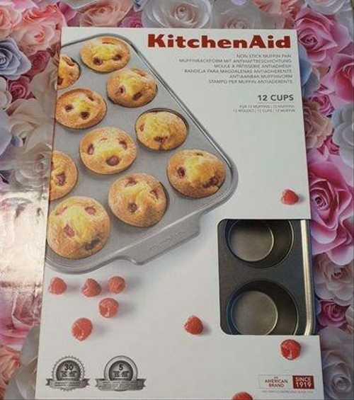 KitchenAid форма для кексов и маффинов