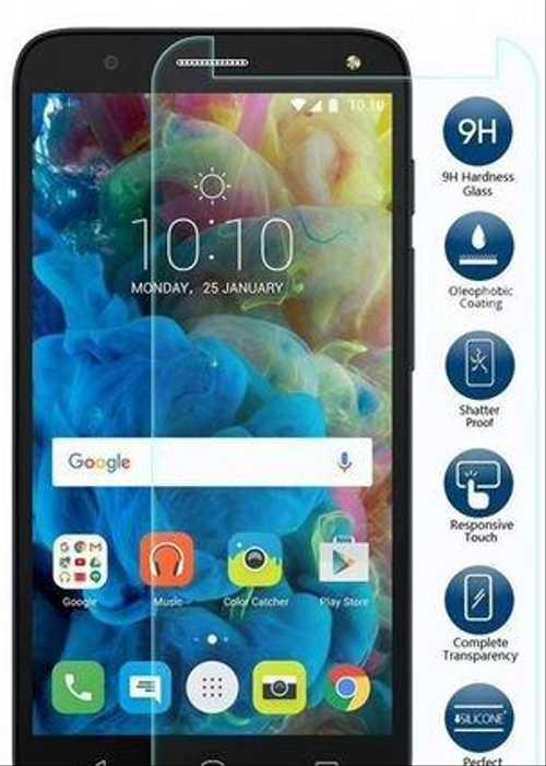 Защитное стекло 2.5D для Alcatel POP 4 Plus 5056D