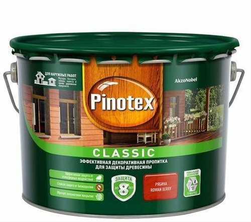 Антисептик Pinotex Classic для дерева рябина 9 л