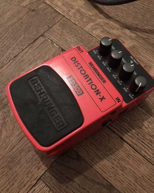 Гитарная педаль behringer distortion-x