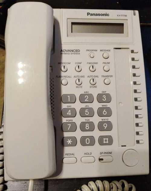 Системный телефон (гибрид) Panasonic KX-T7730