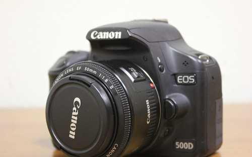 Canon 500D + Canon EF 50mm f/1.8