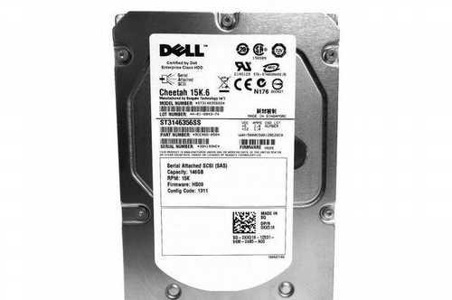 HDD 3,5”(LFF) 146Gb dell/Seagate ST3146356SS 15k 6