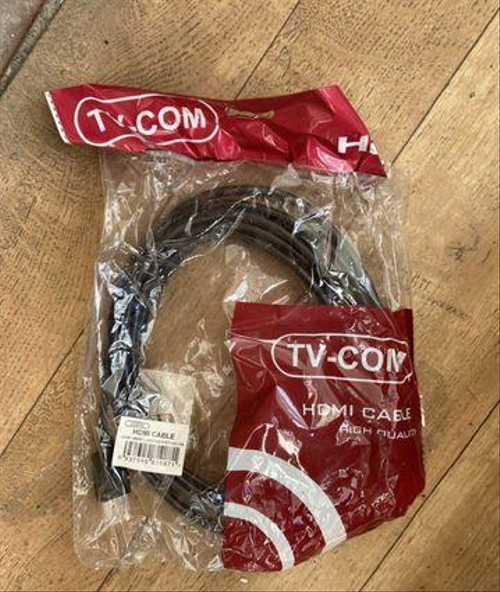 Кабель TV-COM hdmi - hdmi (CG501N), 5 м, черный