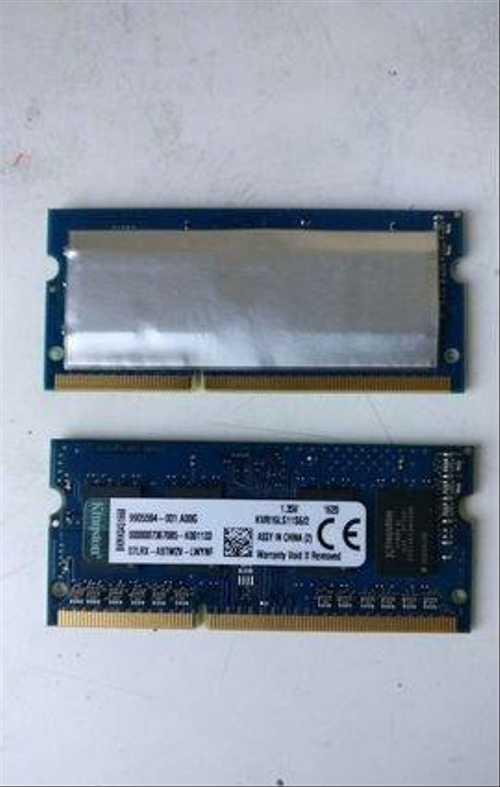 Память SO-dimm DDR3 2x2 GB Kingston 1.35 V