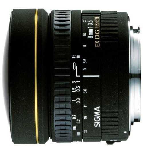 Sigma AF 8mm f/3.5 EX DG Circular Fisheye Nikon F