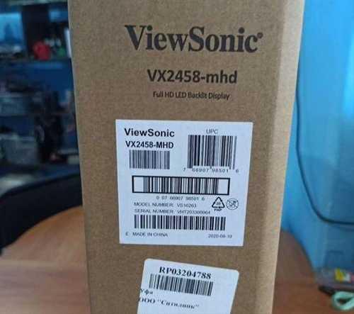 Монитор 144 гц view sonic vx2458-mhd новый