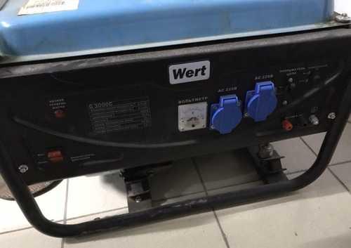 Бензиновый генератор Wert g3000c