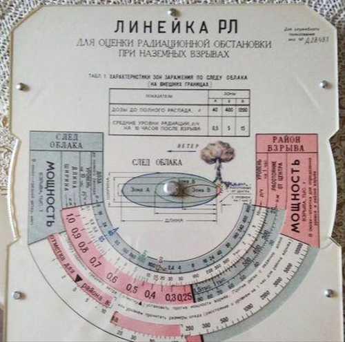 Линейка радиационная