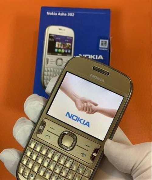 Nokia Asha 302 Gold. Новый